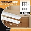 Amazon.com: Landical 2 Sets Plastic Sliding Door Track Set for 1/4 ...