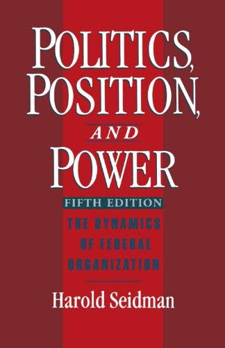 Amazon | Politics, Position and Power: The Dynamics of Federal ...