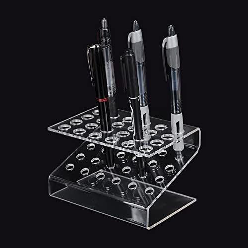 Amazon.com: PH PandaHall 1pc 24-Slot Pen Organizer Clear Pen & Pencil ...