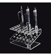 Amazon.com: PH PandaHall 24-Slot Acrylic Pen Holder Organizer Clear ...