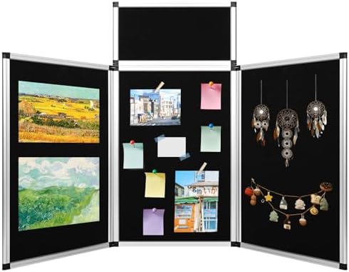 Nisorpa Exhibition Panel Display Kit,3+1 Trade Show Presentation Board ...