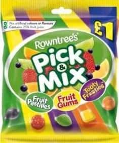Rowntree Pick N Mix Lot de 12 sachets 120 g : Amazon.fr: Epicerie
