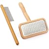 Astfys Carpet Rake-Sheepskin Wool Brush and Sheepskin Brush Cleaner ...