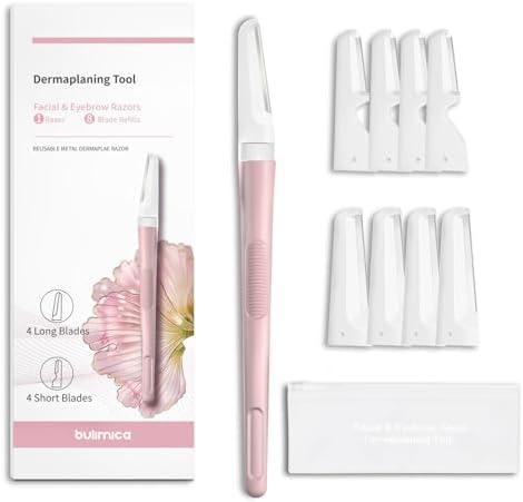 Amazon.com: Dermaplaning Tool (9 Count) and Dermaplane Oil Bundle ...