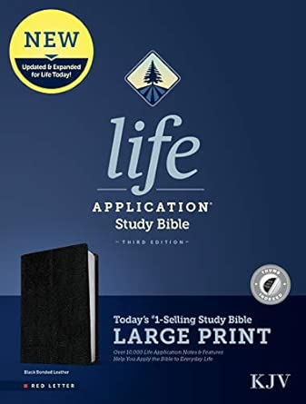 KJV Life Application Study Bible, Third Edition, Large Print (Bonded ...