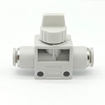 5PCS Hand Valve HVFF4/6/8/10/12 Pneumatic Valve Pneumatic Coupling ...