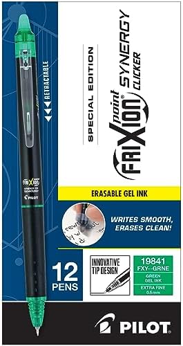 PILOT, FriXion Synergy Clicker Erasable, Refillable, Retractable Gel ...