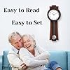 Amazon.com: Pendulum Wall Clock Battery Operated - Modern Pendulum ...
