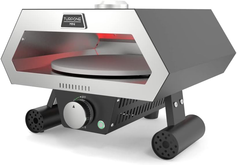 Amazon.com: Turpone Portable Rotating Stone Pizza Oven, Outdoor Propane ...