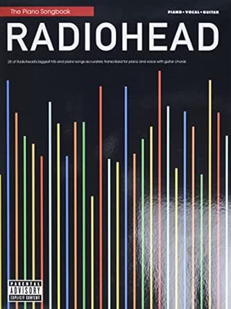 Amazon.com: Radiohead Piano/Vocal/Guitar Songbook | 28 Songs ...