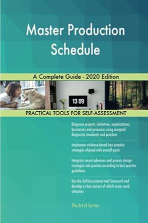 Master Production Schedule A Complete Guide - 2020 Edition: Gerardus ...