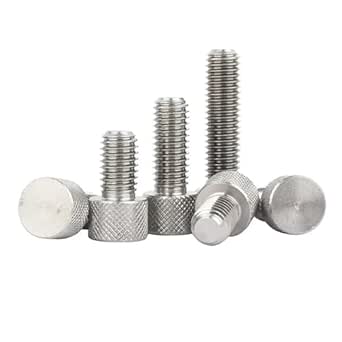 Flat Knurled Head Thumb Screws, Mesh Pattern Knurled Thumb Screws 304 ...