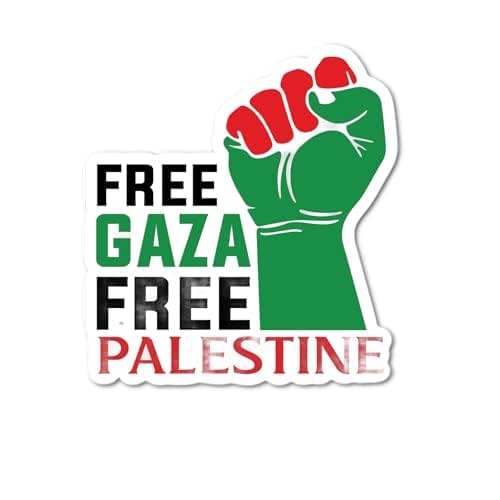 Amazon.com: Free Gaza Free Palestine Hand Laptop Sticker Decal ...