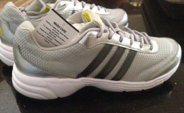 Buy adidas Men's Phantom 2 M Silver and Grey Mesh Running Shoes - 12 UK ...