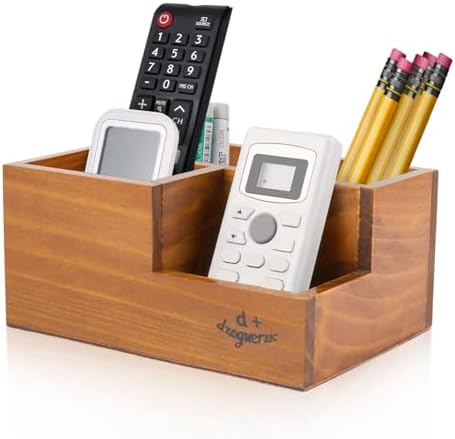 Amazon.com: COOLEX Remote Control Holder, Acacia Wooden Tv Remote ...