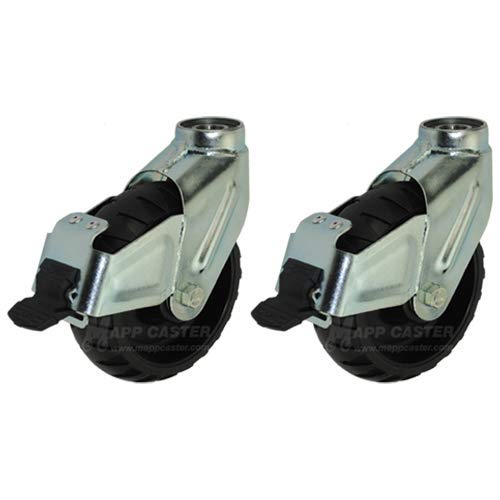 Stryker Stretcher 6" x 2" Replacement Casters with Brakes - Mapp Caster ...