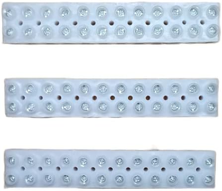 12 Ways PVC Terminal Connector Strip Electric Barrier Strip Dual Row ...