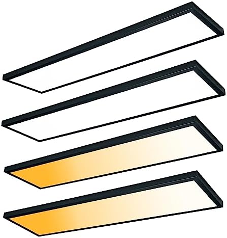 AIKVSXER 1x4 LED Flat Panel Light CPANL Surface Mount LED Ceiling Light ...