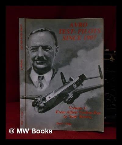 Amazon | From Alliott Verdon-Roe to 'Sam' Brown (v. 1) (Avro Test ...