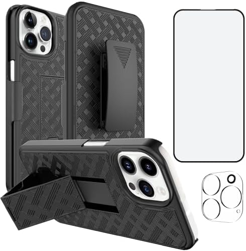 Amazon.com: MOTIVE for iPhone 16 Pro Holster Case, Belt Clip Case for ...