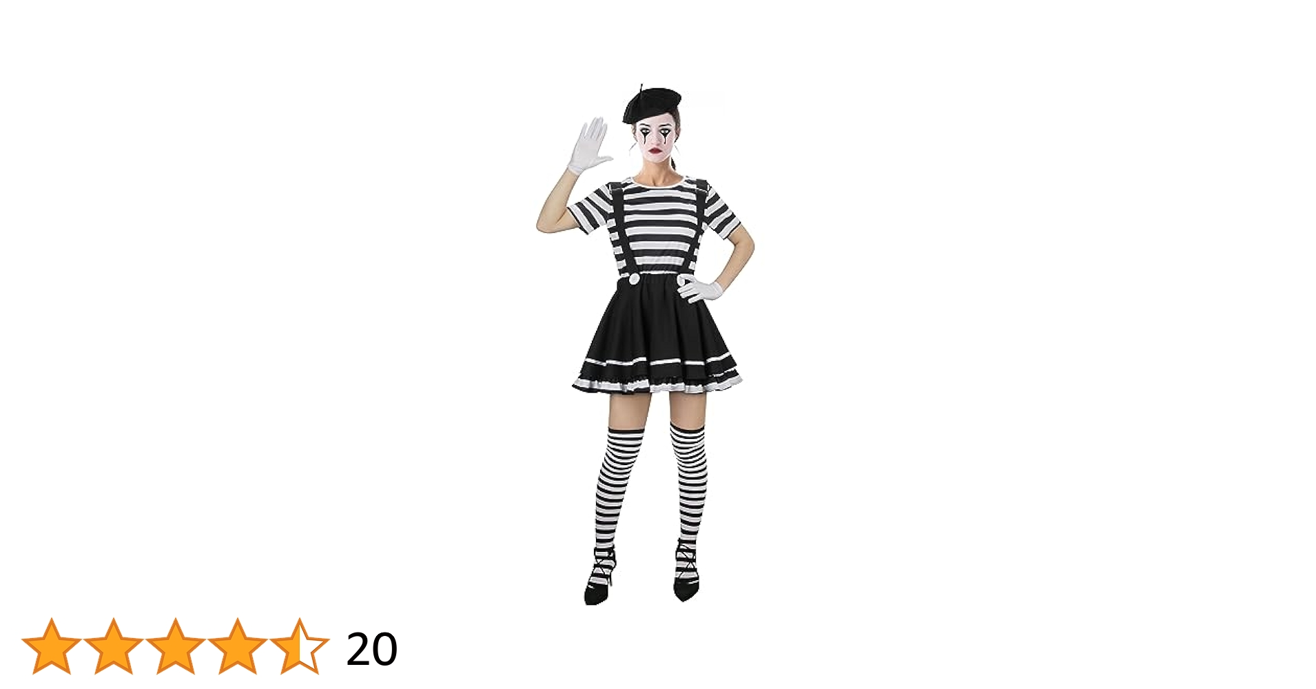 Female Mime Costume