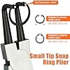 4pcs Small Tip Snap Ring Pliers Set, 7" Internal/External Circlip ...