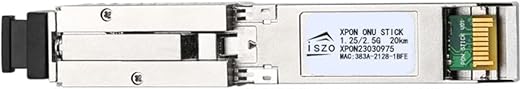 Amazon.com: iszo 1.25G/2.5G XPON/GPON/EPON ONU,SFP Stick ONU, Support MAC SN LOID Modify,SFP ...