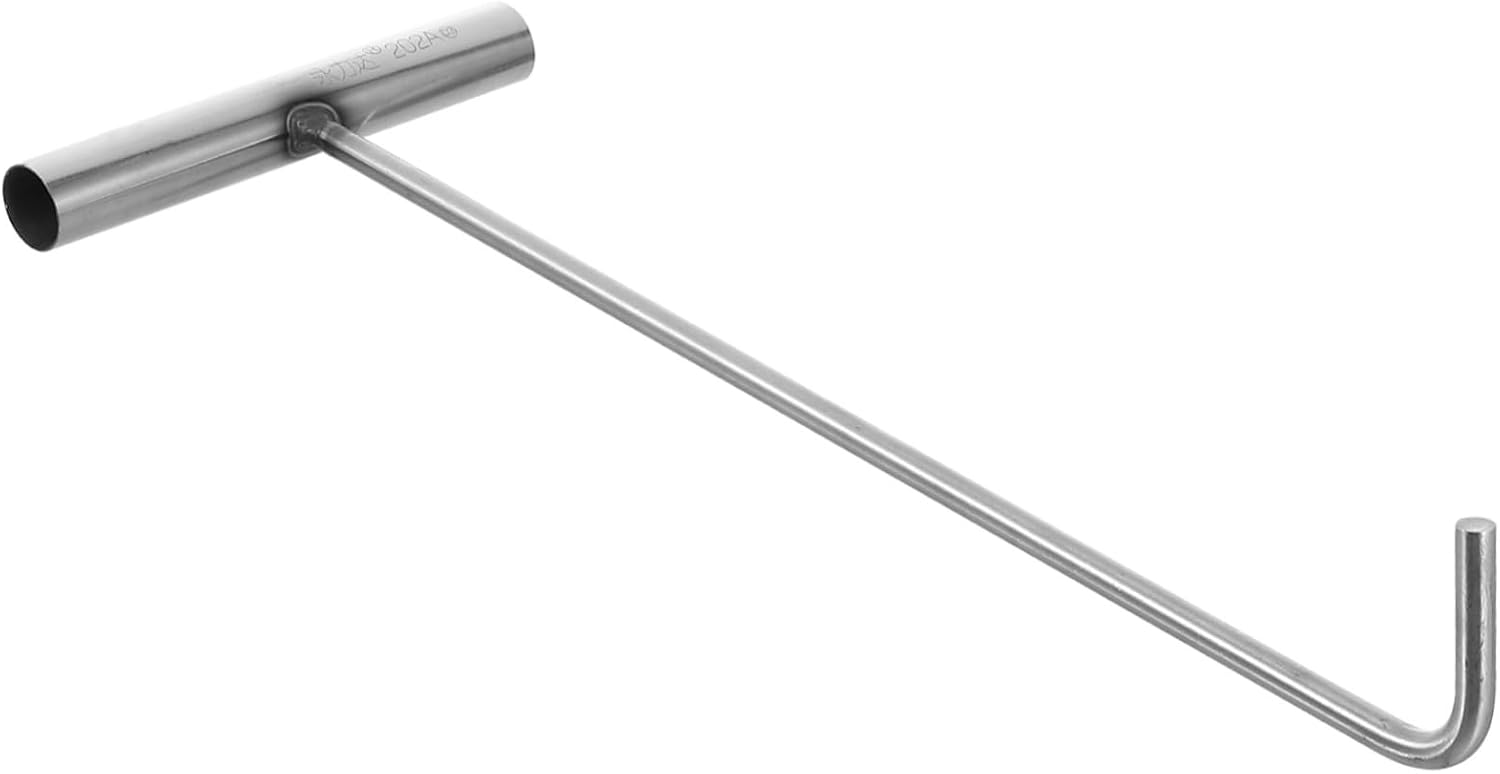 Amazon.com: KONTONTY Stainless Steel t-Hook, Manhole Cover Lifting Tool ...