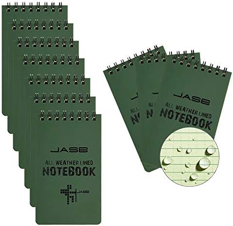 10pcs All-Weather Waterproof Notebook, Pocket Sized Top Spiral Notes ...