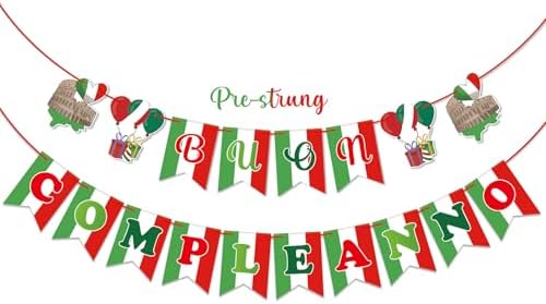 Amazon.com: Pirese Italian Birthday Party Decorations, Italian Party ...