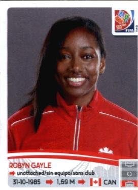 Amazon.com: 2015 Panini Women's World Cup Stickers #28 Robyn Gayle ...