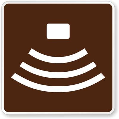 Amazon.com : Amphitheater symbol, Engineer Grade Reflective Aluminum ...