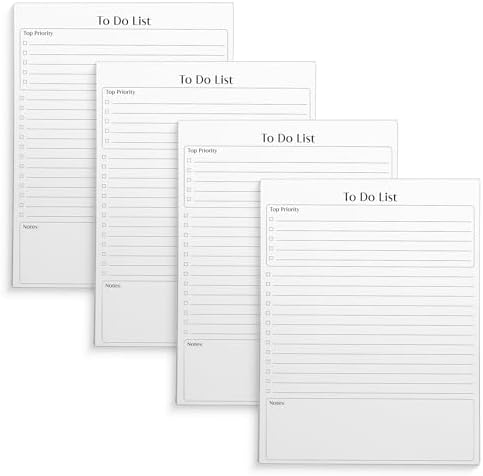 Amazon.com : Better Office Products To Do List Notepad, 7" x 10" Today ...