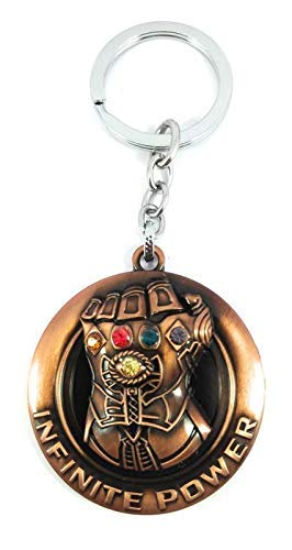 Buy Thanos Gauntlet Avengers Infinity War Marvel Copper Colour Keychain ...