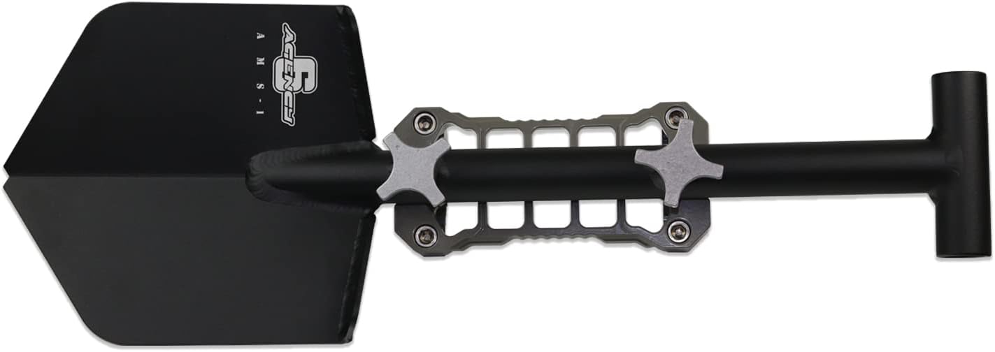 Amazon.com : Agency 6 Adventure Mini Shovel Mount Combo Black on Grey ...