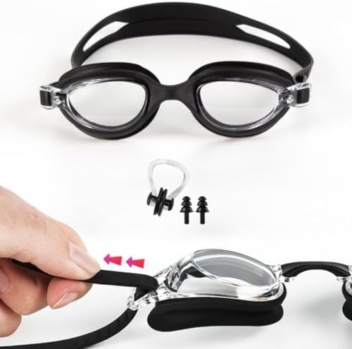 Buy RAINBOW Professional Swimming Goggles for Men & Women | Anti-Fog ...