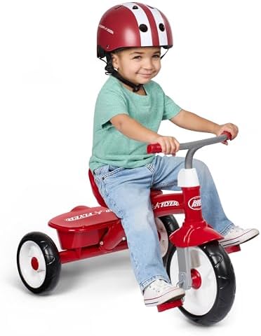 Amazon.com: Radio Flyer Red Rider Trike, Ages 2.5-5, Adjustable Seat ...