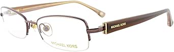 Amazon.com: Michael Kors MK312 Eyeglasses 210 Brown Demo Lens 50-17-135 ...