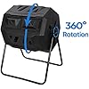 Amazon.com : Nouva 43 Gallon Large Composting Tumbler Dual Rotating ...