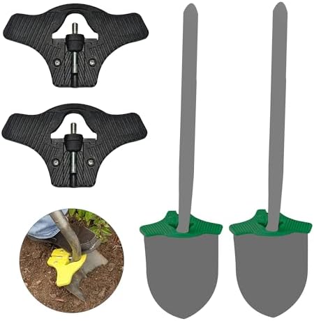 Amazon.com : Shovelmate Non-Skid Shovel Attachment (Set of 2) Yellow ...
