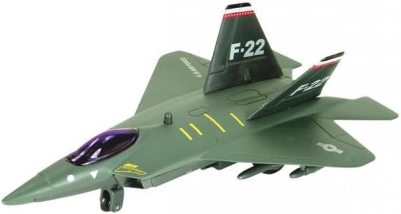 Amazon.com: Playmaker Toys Light and Sound F/A 22 Raptor Air Force ...