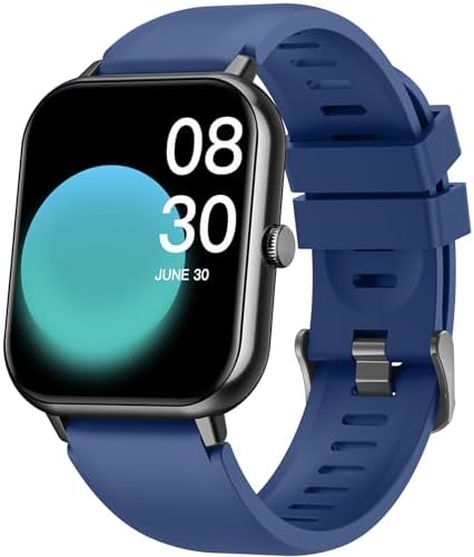 Amazon.com: Smart Watch for Women Fitness Tracker: Blue Smartwatch with ...