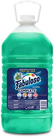 Fabuloso Limpiador Líquido Fabuloso Complete Verde Multiusos, 5 litros ...