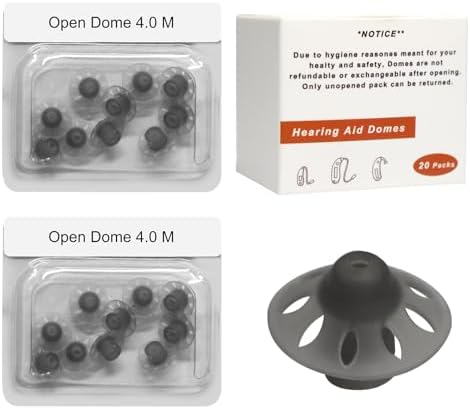 Amazon.com: 20 Counts Phonak Open 4.0 Hearing Aid Domes,Universal Open ...