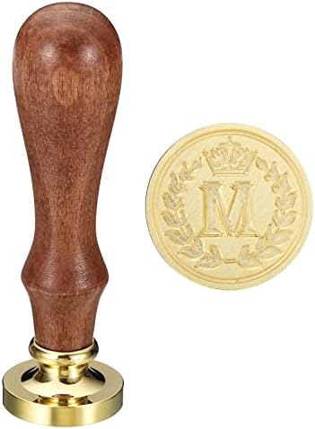 Amazon.com: PATIKIL Alphabet M Wax Seal Stamp, Initial Letter Sealing ...