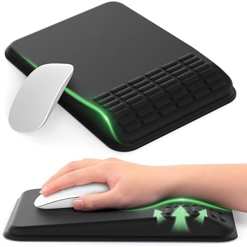 Amazon.com: Amazon Basics Irregular Ergonomic Gel Computer Mouse Pad ...