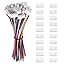 Lyeteung 30 Sets 2.54mm JST-XH Connector, Mini Micro JST XH 3 Pin Connector Plug Male with 150mm ...