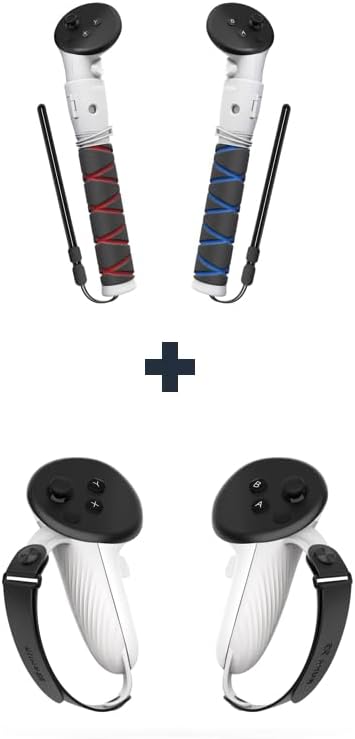 Amazon.com: AMVR Handle Attachments and Controller Straps Compatible ...