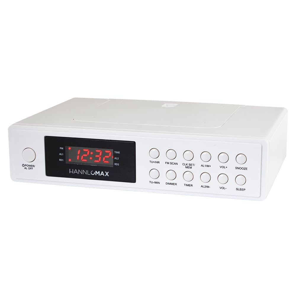 Amazon.com: HANNLOMAX HX-155CR Kitchen Clock Radio with Cooking Timer ...