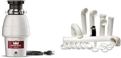 Waste King Legend Series 1/2 HP Continuous Feed Garbage Disposal with ...